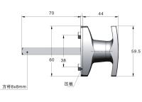 China Meigu MS313-A-1 Latch Door Handle Lock Truck Tool Box Lock Cabinet Door T Handle Lock for sale