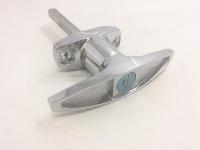 China Doorhardware T Handle Garage Door Lock Bright Chrome Plated ROHS Certificate for sale