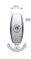 China ToolBox Garage Door Handle Lock Heavy Duty Zinc Alloy Latch for sale