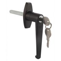 China OEM Swing Garage Door Handle Lock Cylinder Metal Chrome Coated for sale