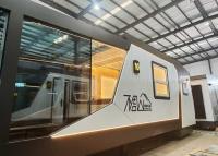 China Luxury Prefab Capsule With Light Steel Space Frame Tiny Building Portable House On Wheels for sale
