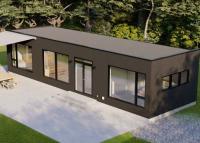China Prefab Garden Studio Light Steel Space A Frame Tiny Homes Design for sale
