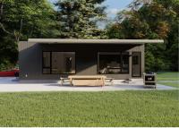 China Prefab Garden Studio Light Steel Space Steel Frame Building Design for sale