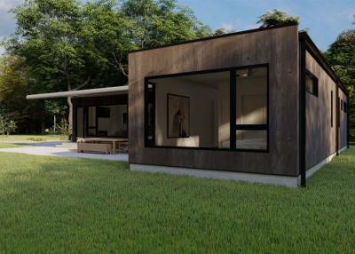 China Prefab Luxury Contemporary Garden Studios With Light Steel Frame House kits for sale