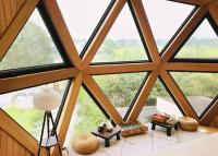 China Modular Dome  House Prefab Garden Studio Homes In Light Gauge Steel Frame For Resort for sale