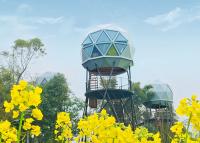 China Modular Dome  House Prefab Garden Studio Homes In Light Gauge Steel Frame For Resort for sale