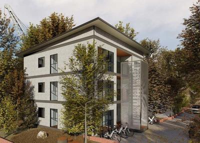 China NS/US Standard Prefabricated Steel House Light Steel Frame Movable Apartment Custom House With New Design for sale