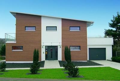 China ICC EN-1090  Light Steel Prefabricated 2-Storey Luxury Villa Houses With Washbasin , Shower for sale