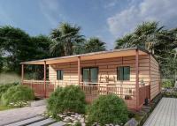 China EU/AU Standard Foldable Prefab House - Modern Light Steel Frame Mobile Home for sale