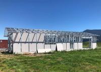 China NZ Light Steel Frame Prefab Wooden Home Beach Bungalows Office Light Steel House Kits for sale