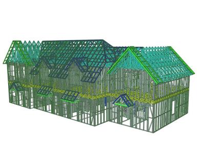 China Efficient Prefabricated Apartment Buildings With Light Gauge Steel Frames In The UK for sale