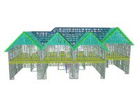China 2 Storey Prefabricated Apartment Building In The UK – Light Steel Frame Modular Housing for sale