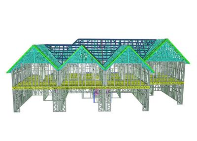 China 2 Storey Prefabricated Apartment Building In The UK – Light Steel Frame Modular Housing for sale