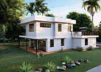 China Easy Installation Light Steel Structure Ready-Made Home With 2PAC Cabins And Stone Countertop for sale