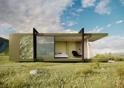 China Light Steel Frame Prefab Modular Luxury Overwater Bungalows For Island Resort Hotels for sale