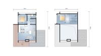 China Prefab Light Steel Frame House Hotel Unit With Landscape Nancy House for sale