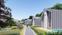 China Prefab Light Steel Frame House Hotel Unit With Landscape Nancy House for sale