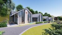 China Prefab Light Steel Frame House Hotel Unit With Landscape Nancy House for sale