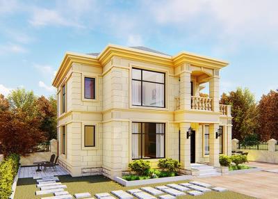 China Water Proof Steel Prefab Homes Prefab Light Steel Frame House CE Luxury Villa for sale