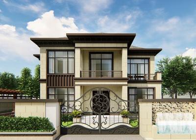 China EU Prefabricated house Light Steel Framing 2-Storey Villa House For Living for sale