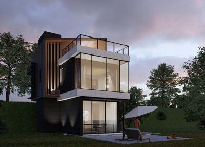China AS/NZS/USA Standard Prefab Light Steel Frame House For Living Luxury Modular Hotel Unit for sale