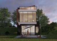 China AS/NZS/USA Standard Prefab Light Steel Frame House For Living Luxury Modular Hotel Unit for sale