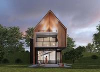 China AS/NZS Light Steel Frame Prefab Villa Hotel Unit | Wooden Prefabricated House With Garden Terrace for sale
