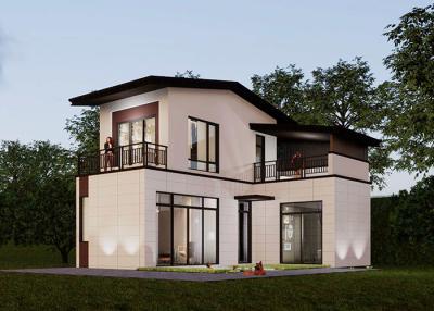 China Luxury Modular Hotel Unit camping cabin Prefab Light Steel Frame House For Living for sale