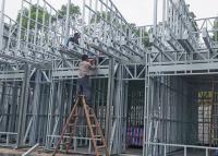 China Light Gauge Steel Frame Prefabricated Hotel Multi Family Houses Two Floor Fast Assembly Homes for sale