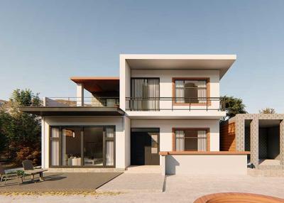 China New Zealand Standard Prefabricated Light Steel Frame House Luxury Villa for sale