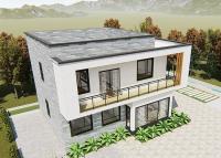 China Quality Eco Friendly Prefabricated Light Steel Frame House Luxury Villa For Family for sale
