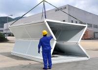 China Cheap 20FT 40FT Prefab Foldable Flat Pack Modular Folding Container House As Emergency Shed for sale