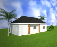 China AS/US Light Steel Structure Modular Single Family Home Prefabricated Integrated Housing for sale