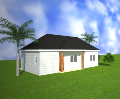 China AS/US Light Steel Structure Modular Single Family Home Prefabricated Integrated Housing for sale