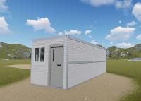 China Modular Home Prefab Folding Container Houses 20FT 40FT For Affordable Emergency Shed for sale