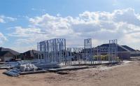 China USA Prefabricated Light Steel Framing 2-Storey Villa House With Big Windows for sale