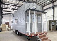 China Modular Trailer House Prefabricated Light Steel Structure Homes On Wheels For Sale for sale