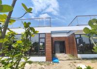 China Modern Prefab Homes With Light Gauge Steel Framing Systems Wooden Bungalow For Beach for sale