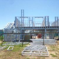 China Flat Roof Modern Light Steel Framing For Building Construction for sale