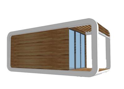China Prefab Wooden Overwater Bungalow – Light Steel Frame Modular Cabin For Resort & Hotel for sale