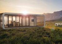 China Prefab Light Steel Frame Overwater Bungalows Modular Hotel Unit Lodges Cabin for sale