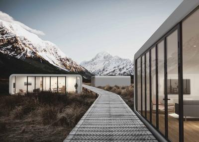 China Prefab Light Steel Frame House Of Hotel Unit Lodges With Palafitos Overwater Bungalows for sale