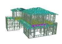 China European Customized 2 Story Luxury Prefab Steel Frame Homes Built With Australian Standards for sale