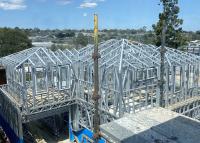 China Light Steel Frame Prefab Villa & Modular Home Kits For Uruguay | Durable & Customizable for sale