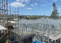 China Australian Standard Light Gauge Steel Frame Prefab Luxury 2nd Floor Villa Apartment for sale
