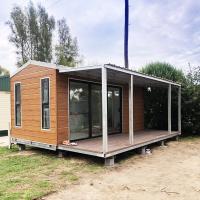 China AU/NZ Standard Prefabricated Modular Home Light Steel Frame Foldable House Granny Flat for sale