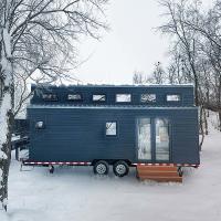 China Factory Direct Light Gauge Steel Prefabricated Tiny House On Wheels With Thermal Metal Siding for sale