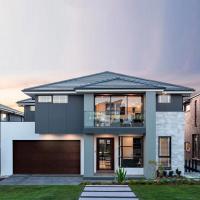 China 2 Storey Modular Home Luxury Prefab Light Gauge Steel Frame House With Australian Standard for sale