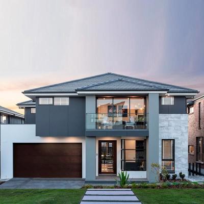 China 2 Storey Modular Home Luxury Prefab Light Gauge Steel Frame House With Australian Standard for sale