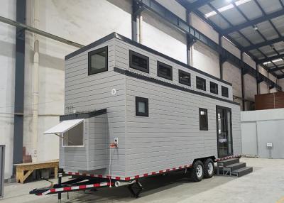China AS/NZS Certified Light Steel Prefab Tiny Home On Wheels | Mobile House With Side Box for sale